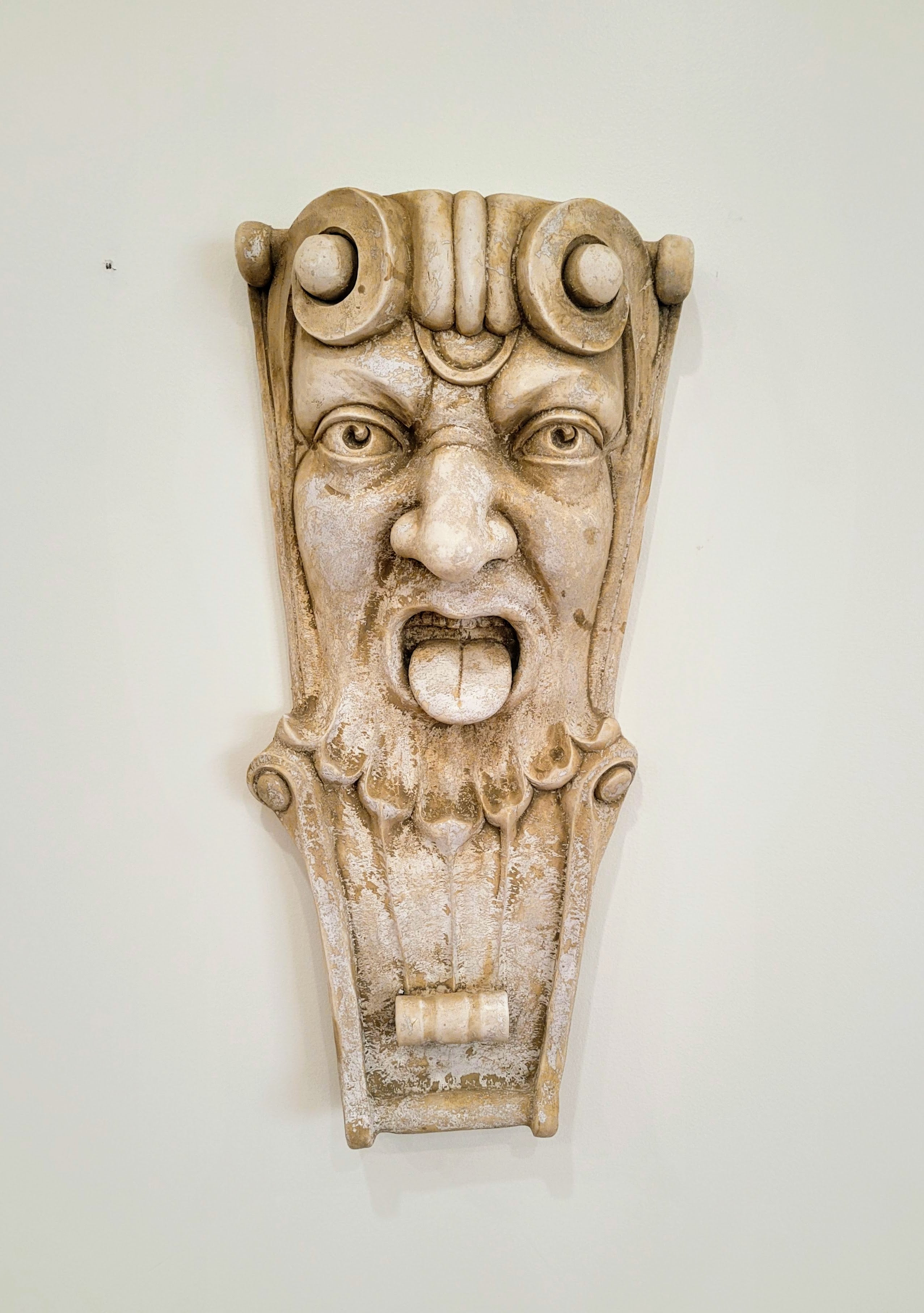 26" Ornate Vintage Green Man Face Gothic Mythical Art # 10001 – Art of ...