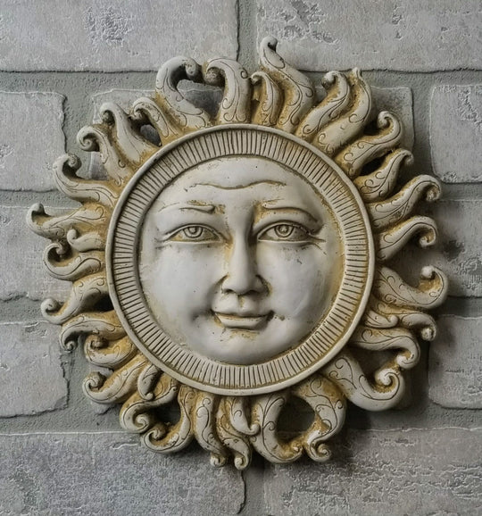 Celestial Sun Wall Plaque Home Decor – Art of History Sculpture