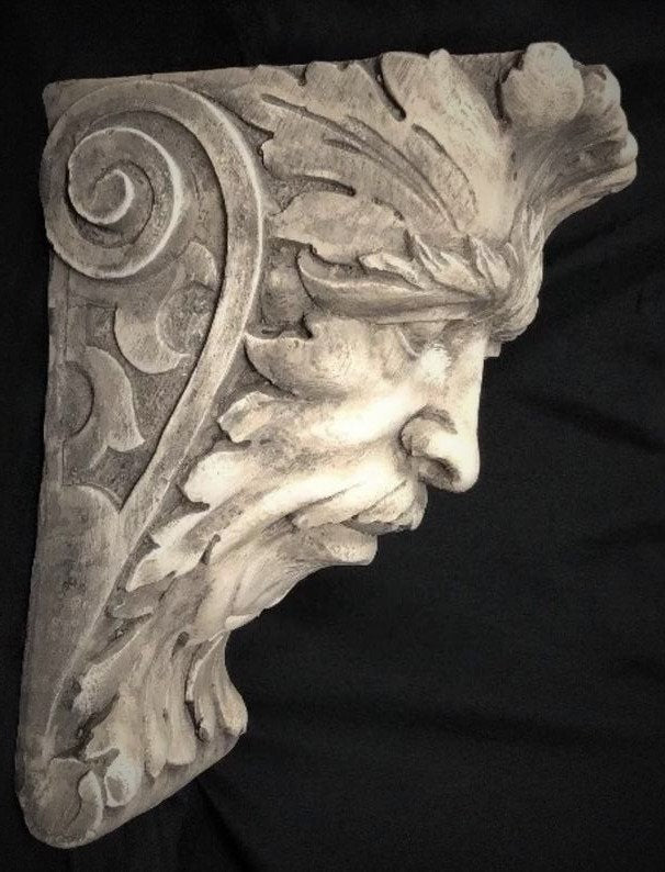 Green Dryad Man Head Corbel King Collection #22081 – Art of History ...