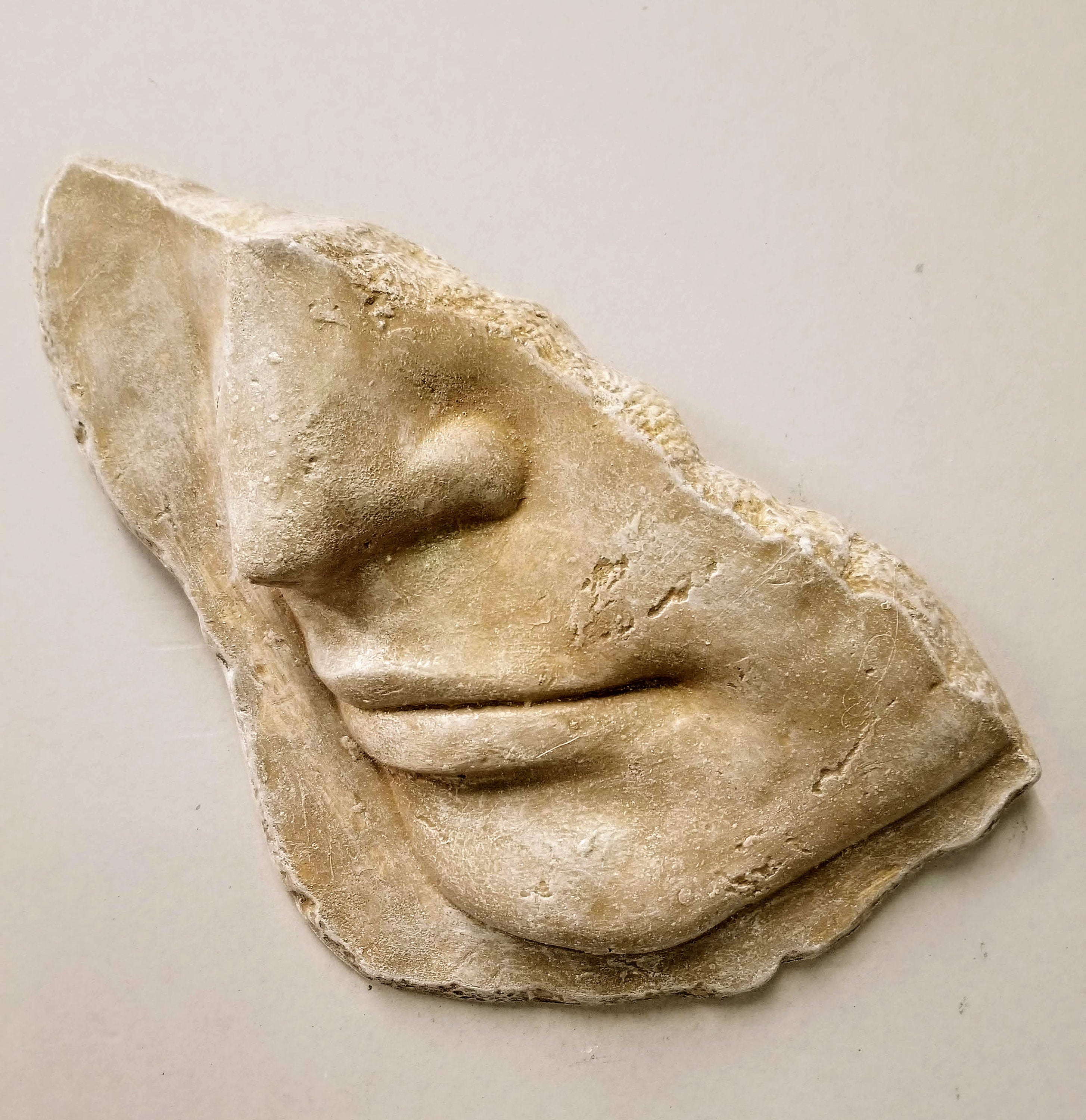 David Mask Fragment Wall Sculpture GRS-18 – Art of History Sculpture
