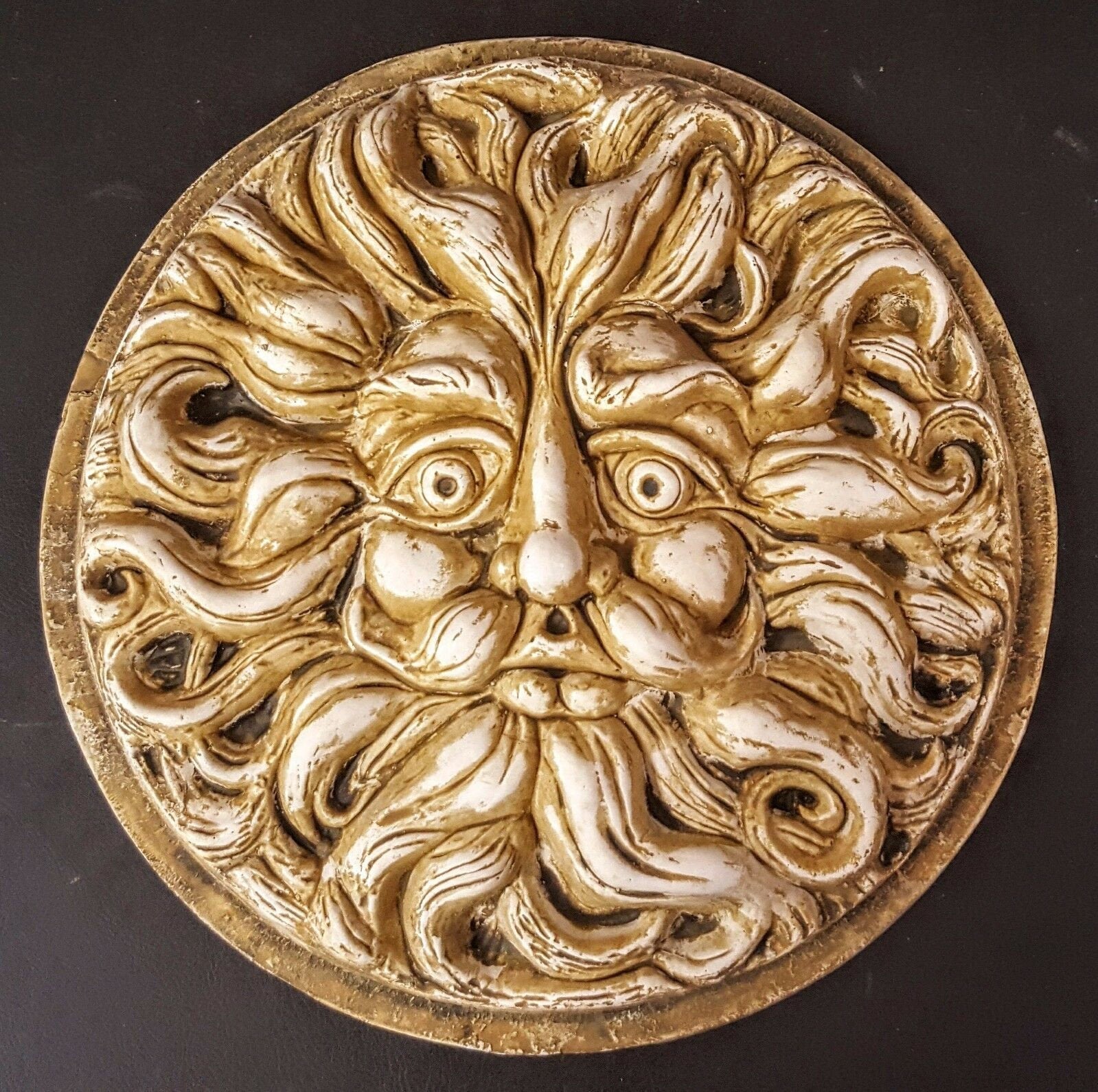 Vintage Wind Man Wall Plaque Home Garden celestial Decor – Art of ...
