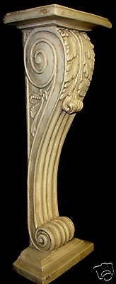 32" Tall Scroll Column Pedestal Table Top Home Decor – Art of History ...