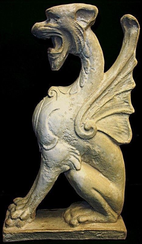 Griffin Gargoyle Gryphon Mythical Lion Eagle Statue – Art of History ...