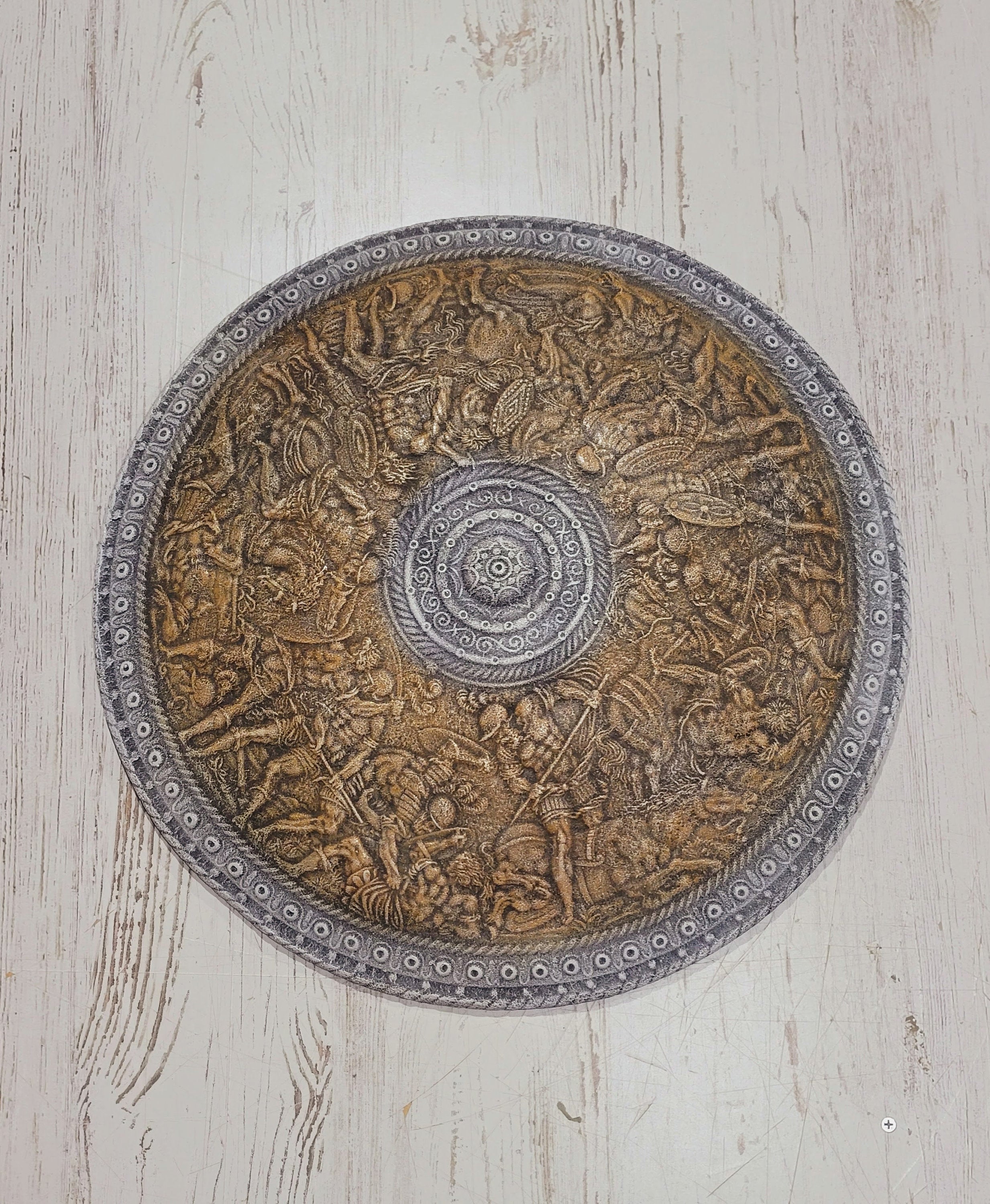 Roman War Shield Wall Plaque GRS-18 – Art of History Sculpture